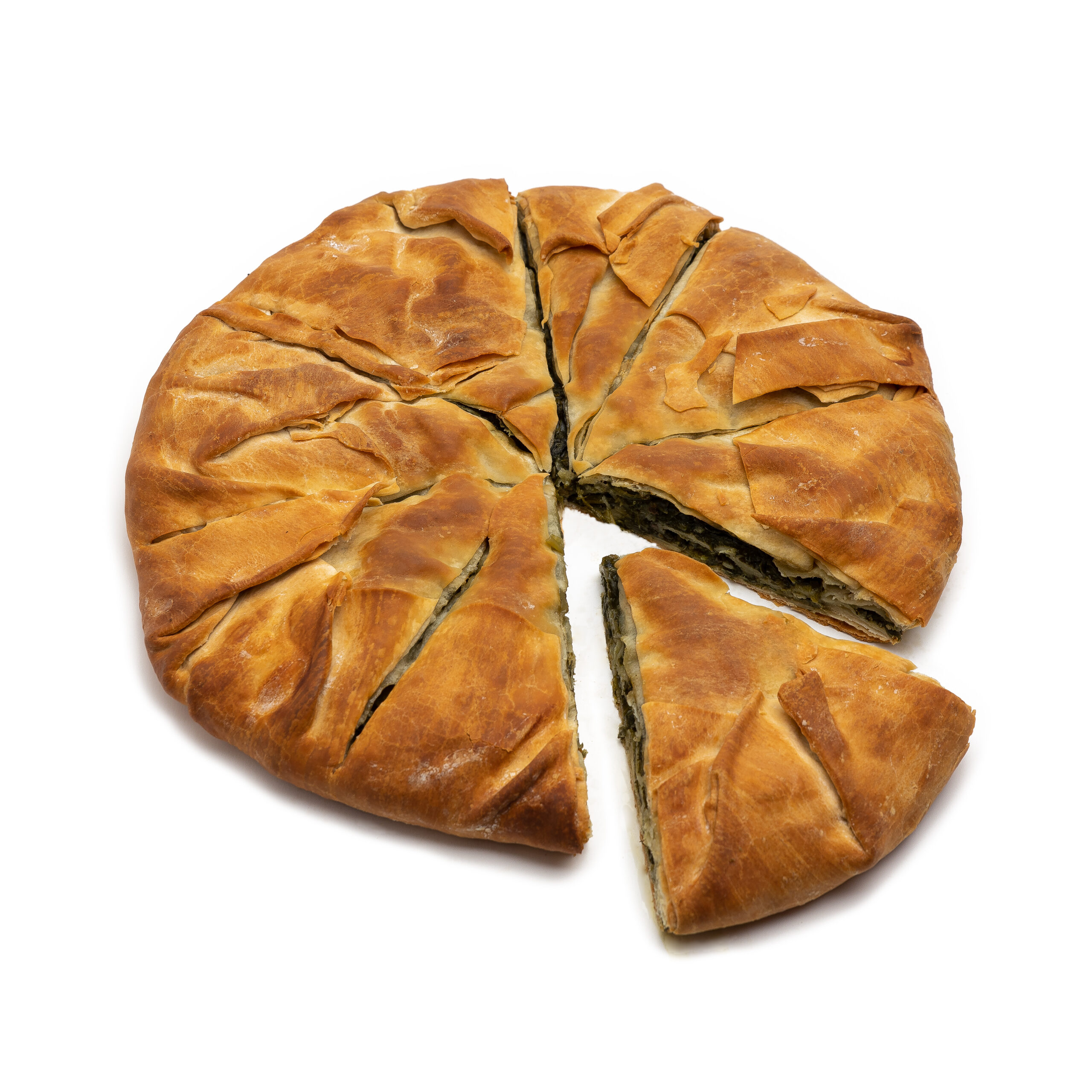 ΣΠΑΝΑΚΟΠΙΤΑ ΣΤΡΟΓΓΥΛΗ 1,7Kg - Άρτος & Ζύμη Αλιμπινίσης ΑΒΕΕ
